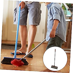 Electric Broom Dusting Brush Push Broom Outdoor Floor Scraper Long Handle Heavy Duty Stable Broom Garden Broom Kitchen Hair Cleaning Broom Cleaning Brush Long Handle Broom Wooden HOMOCONO