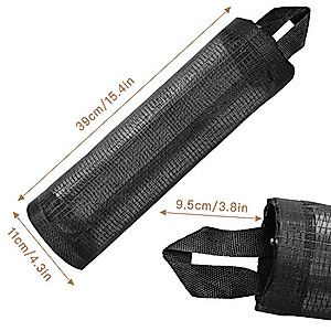 Supkiir Plastic Bag Holder, 4 Pack Grocery Bag Dispenser Foldable Washable for Kitchen Plastic Bag Storage