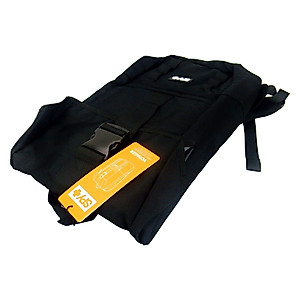 Voyager Backpack, Laptop Daypack, Water-Resistant 600D Polyester #SP4111 (Black)