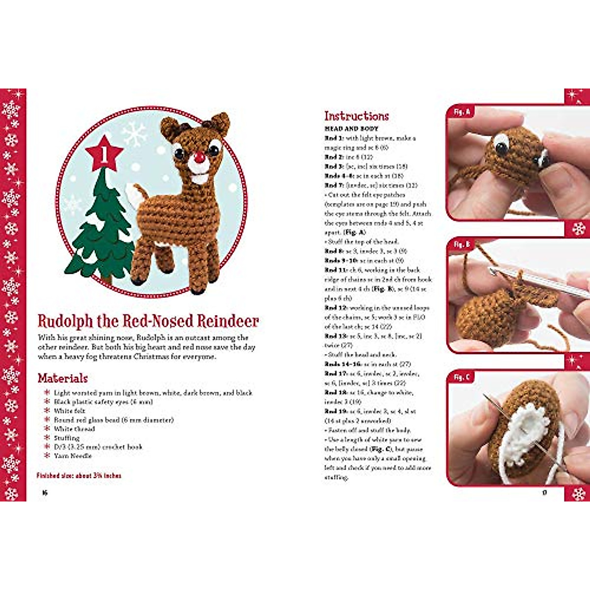 Rudolph the Red-Nosed Reindeer Crochet (Crochet Kits)