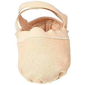 Bloch girls Synchrony Split Sole Stretch Canvas Slipper / Ballet Shoe, Pink, 1.5 Little Kid US
