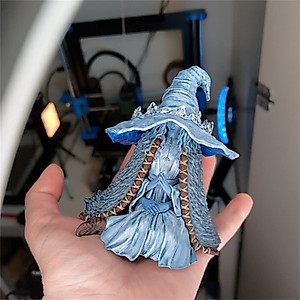 BENME Mysterious Ranni The Witch Ranni The Witch Statues with Detachable Hat Game Fans Collection, Best Gift for Game Lovers (15cm), Blue