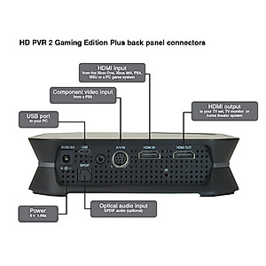 Hauppauge - HD PVR 2 Gaming Edition High Definition Game Capture Device with Digital Audio
