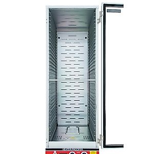 EMPURA Full-Size HPC Heated Holding/Proofing Cabinet | Heavy Duty Mobile Full Height Non-Insulated Food Warmer for Bakery Hotel | LED Thermometer, 36 Full-Size Pan Capacity, Aluminum, 1500W, 120V