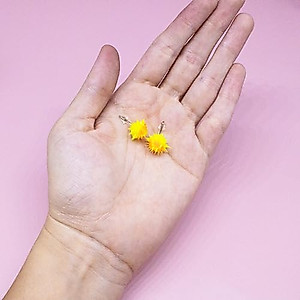 6 Y2K Earrings for Women, Glow in the Dark Silicone Stud Earrings Set, Smiley Face Earring Pack for Teen Girls, Kidcore Alt Girl Aesthetic Jewelry Accessories