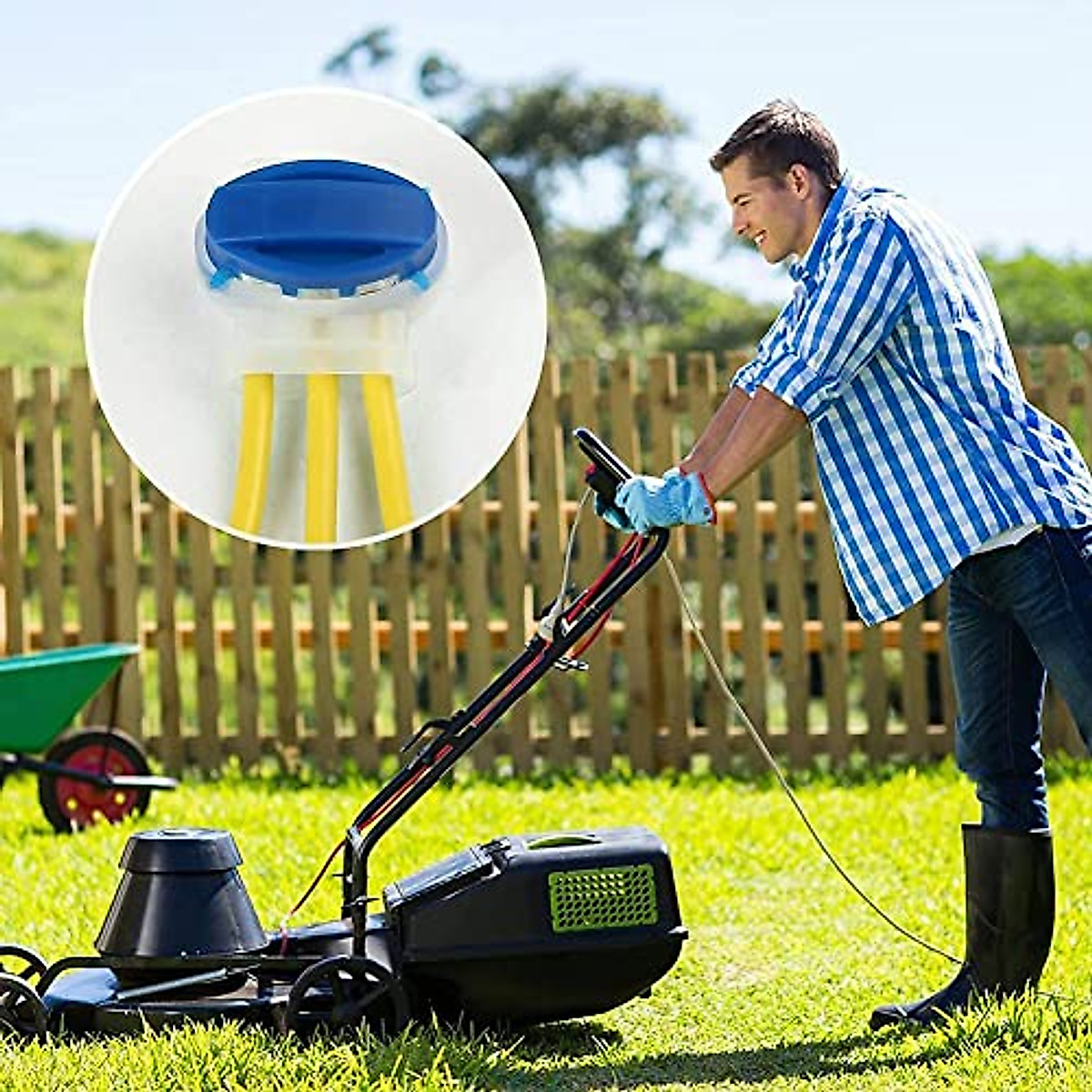 20 Pcs Lawn Mower Cable Connector for Outdoor Garden Electric Lawn Mower Robot Extension Water Lawn Mower Wire Connection