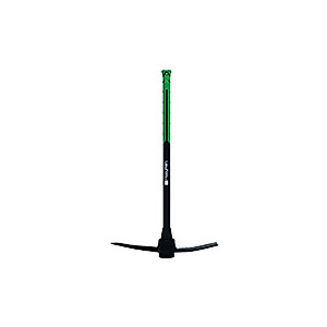 Hooyman Pick Mattock with Heavy Duty Forged Head Construction, Solid Fiberglass Core, Ergonomic No-Slip H-Grip Handle, Garden Pick Axe, and Adze Hoe for Gardening, Landscaping, Yard Work, and Outdoors