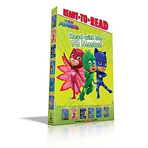 Read with the PJ Masks! (Boxed Set): Hero School; Owlette and the Giving Owl; Race to the Moon!; PJ Masks Save the Library!; Super Cat Speed!; Time to Be a Hero