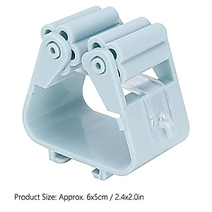 Tnfeeon Mop Rack, Broom Holder Durable and Maximizes for Family for Wall and Ceilings