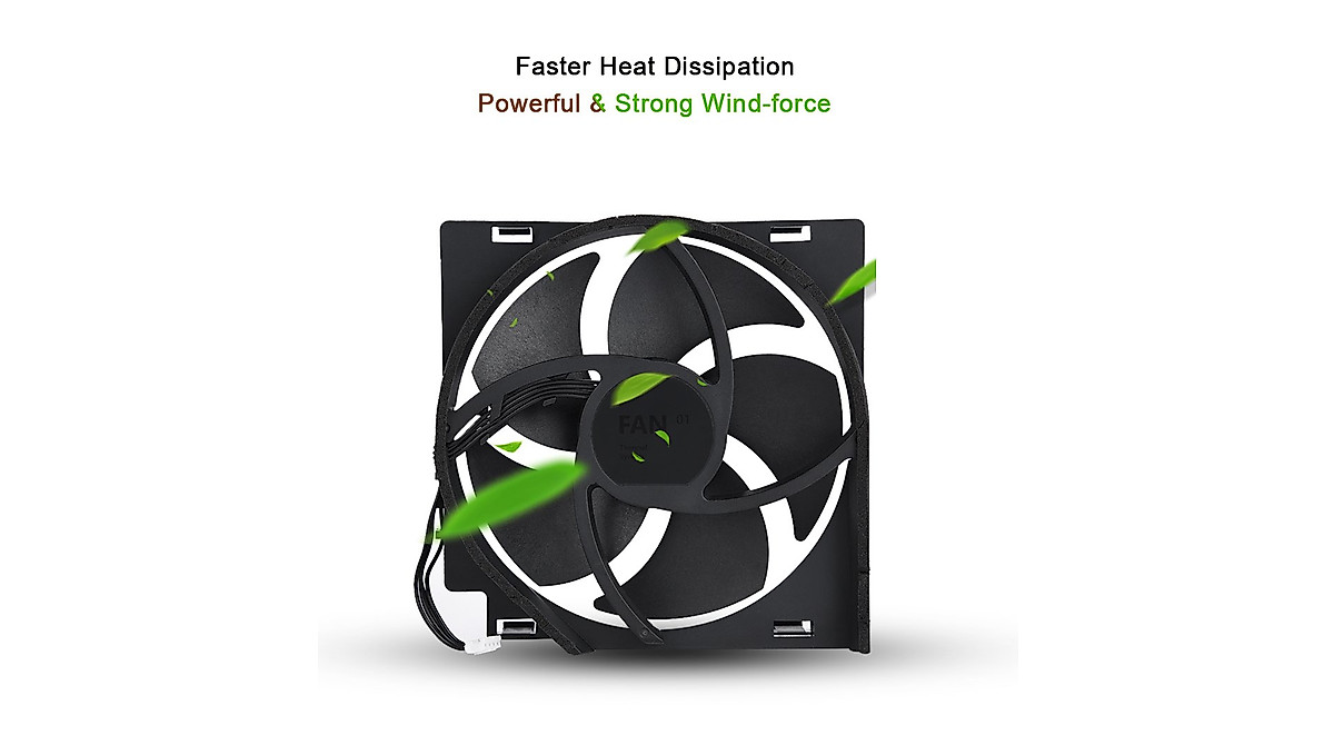 Xbox One X Fan Replacement - Powerful Cooling Fan for Xbox One