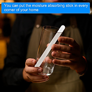 6 Piece Diatomite Moisture Absorbing Stick, Pletpet Drying Rod Sticks Reusable Clean Water Absorption Rod Drying Stick for Toys, Dolls, Clothes Desiccant Quick Drying Stick