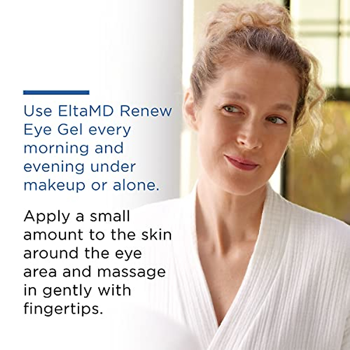 EltaMD Renew Eye Gel, Under Eye Gel For Puffiness, Wrinkles, Dark Circles, Helps Reduce Fine Lines And Wrinkles, Anti Aging Serum For Face, Oil Free Formula, 0.5 Oz Pump