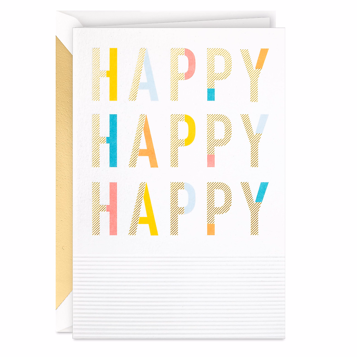 Hallmark Signature Birthday Card (Happy Happy Happy)