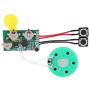120 Seconds DIY Greeting Card Chip, Recordable Voice Sound Chip Module, Built-in Button Battery for Gift Boxes, Invitations, Handmade Products