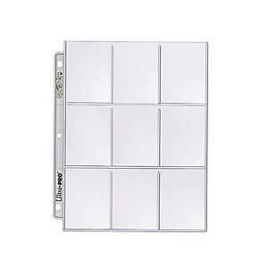 Ultra Pro Silver Series Top-Loading 18-Pocket Trading Card Pages (25 ct.)