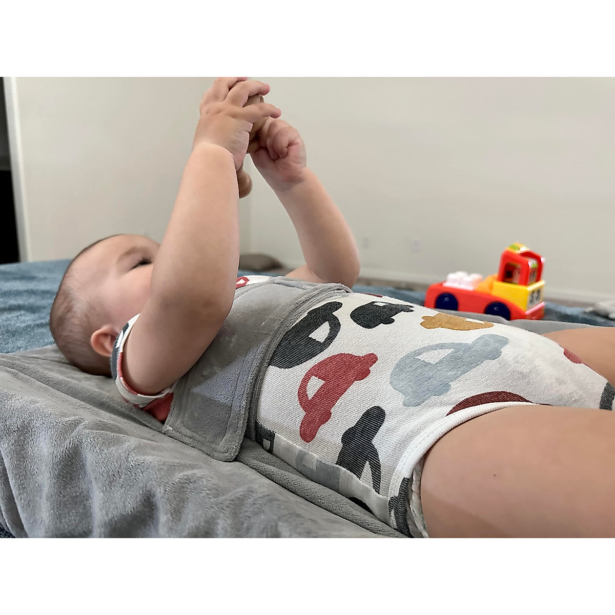 Stay Put Changing Pad Cover Protector Ultra Soft Minky Plush Changing Table Covers Breathable Changing Table Sheets Wipeable Changing Pad Covers (Gray) Mom's Choice Award Winner