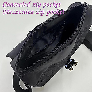 JMEYIWQ Oxford cloth Crossbody Sling Sling Backpack Bag Shoulder Bag for Men & Women Fashion Backpack for Office,job, Sch ool, Travel &Small cruise Outdoor D uffel Bag(Black)