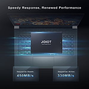 JOIOT 128GB SSD Internal Solid State Hard Drive, 3D NAND 2.5inch SATA III Internal SSD, Up to 450MB/s, Upgraded Performance for PC Laptop Game Creation