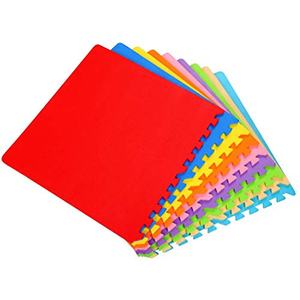 Balance From Kid's Puzzle Exercise Play Mat with EVA Foam Interlocking Tiles, 9 Colors (36 Tiles)