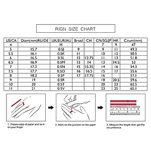 ringheart 2 Rings Luxury Couple Rings Black Gold Filled Princess Cut Blue Cz Womens Wedding Ring Sets Man Tungsten Wedding Band (Please Buy Two Rings for one Pair)