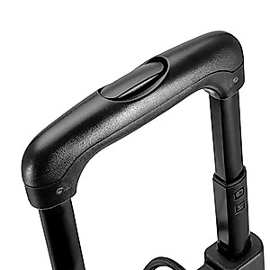 JEUIHAU Folding Hand Truck, 55 Lbs Capacity 2 Wheels Heavy Duty Solid Construction Utility Cart, Luggage Cart with Bungee Cord and Bag, Portable Fold Up for Luggage, Shopping, Moving