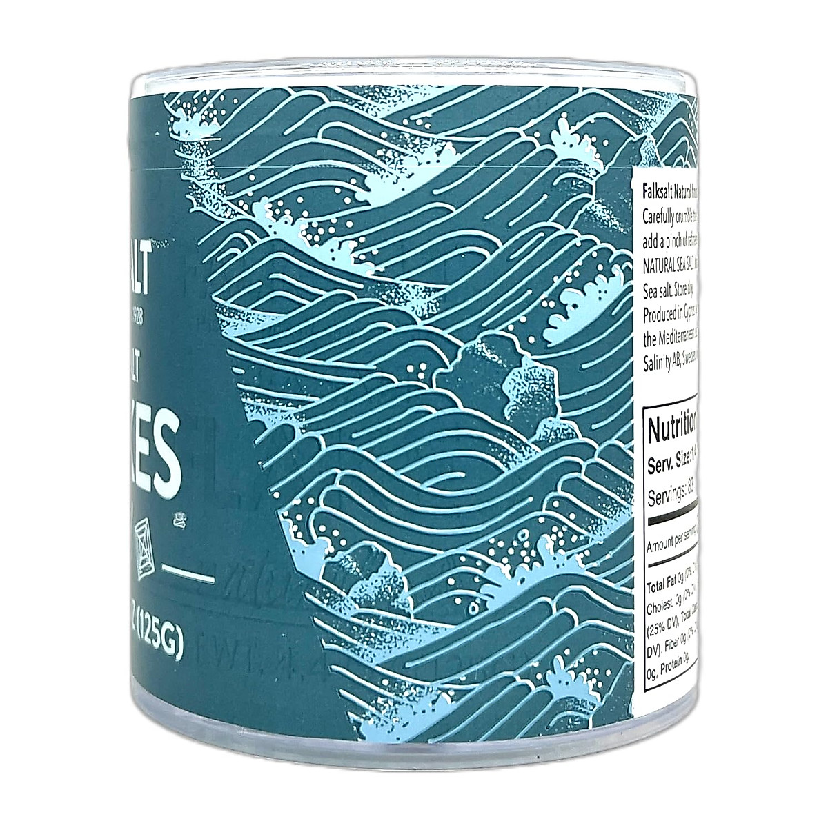 FALKSALT | Natural Sea Salt Flakes 4.4oz. | Gourmet Finishing Salt | Handcrafted, Kosher and Halal Certified