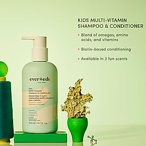 Evereden Kids Shampoo and Conditioner 2 in 1: Melon Juice, 10.1 fl oz. | Gentle Kids Skin Care | Non-toxic and Clean Ingredients