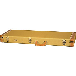 Gator Cases Deluxe Wood Standard Fits Fender Stratocaster/Telecaster Electric Guitar Case (GW TW)