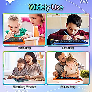 AOLDHYY 12 Pack LCD Writing Tablet for Kids 3 Years Old and up, 8.5 Inch Colorful Digital Drawing Pad LCD Doodle & Scribbler Boards Sketch Tablet Electronic Notepad Learning Pad for 3 4 5 6 Year Old Boys