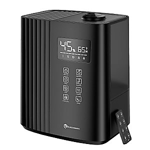 Elechomes SH8830 Humidifier, 6.5L(1.72Gal) Top Fill Warm and Cool Mist Humidifiers for Bedroom with Remote Control, 700 ml/h Max, Auto & Sleep Mode, 360° Nozzle, Auto Shut-Off