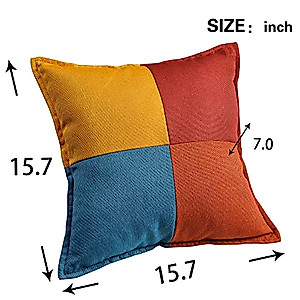 EMKK Convertible Futon Sofa Bed with 2 Pillows, Loveseat Sleeper, Recliner Couch with Adjustable Armrest and Wood Legs,3-Angle Backrest for Living Room Furniture Apartment Small Space, Colorful