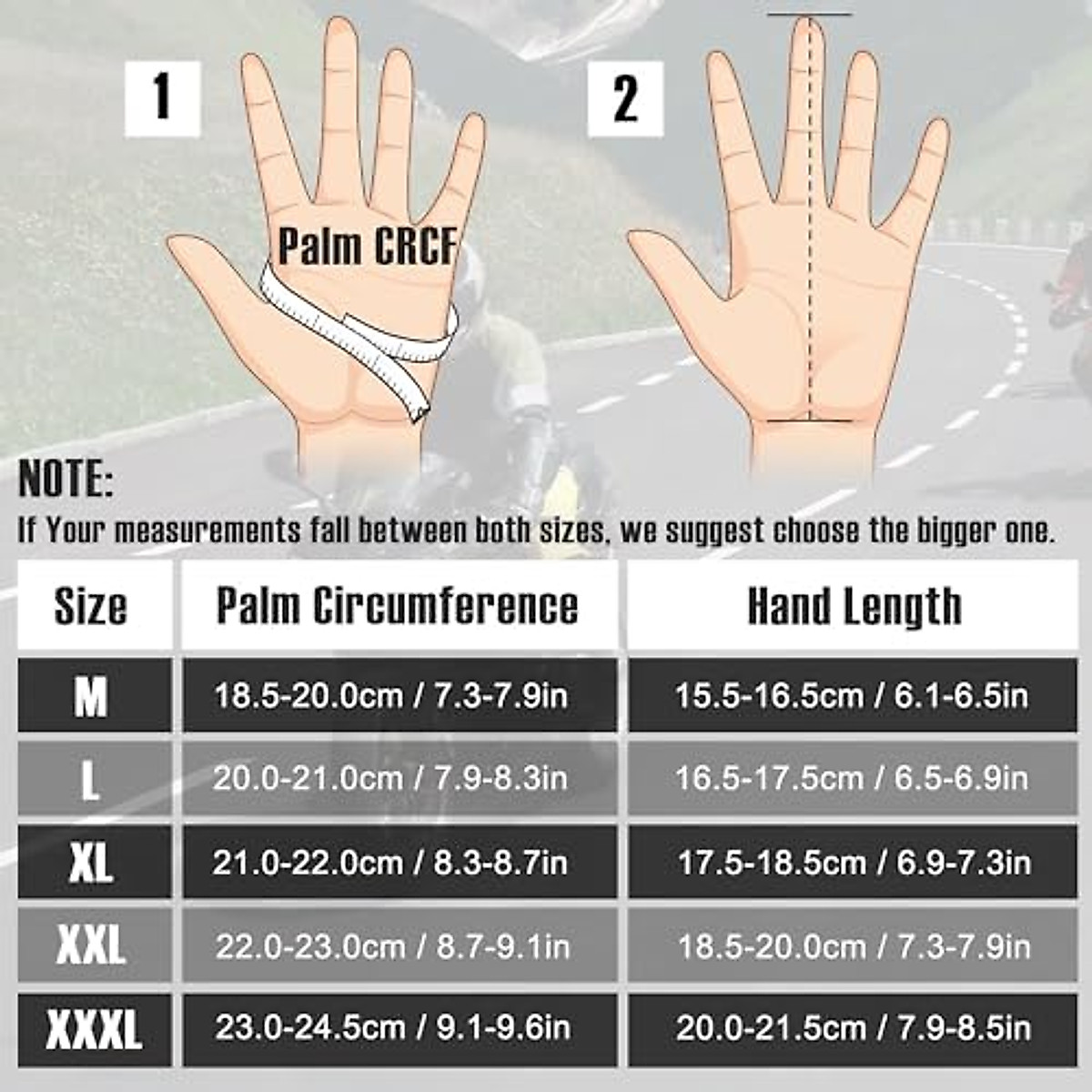 COFIT Motorcycle Gloves for Men and Women, Full Finger Touchscreen Motorbike Gloves for BMX ATV MTB Riding, Road Racing, Cycling, Climbing, Motocross - Black L