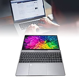 Airshi Office Laptop, Tablet Laptop Fingerprint Reader 15.6in Touchscreen Gravity Sensor 12GB DDR5 RAM Multi Mode for Travel