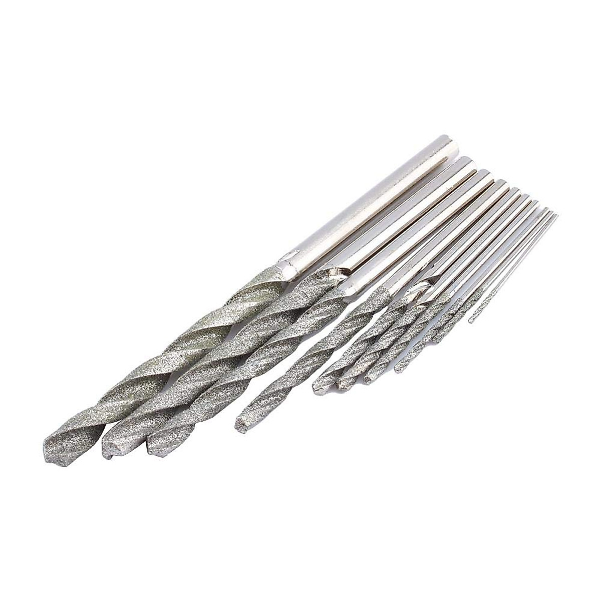 Drill Bits, Bits for Cutting Glass 10PCS Tipped Drill Bit, Drill Bits for Stone, Drill Bits for Glass Tile Stone, 0.8-4.0mm