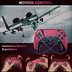 OUBANG Control for PS4 Controller, Game Remote for Elite PS4 Controller with Turbo, Steam Gamepad Work with Playstation 4 Controller with Back Paddle, Scuf Controllers for PS4/Pro/PC/IOS/Android Gamer