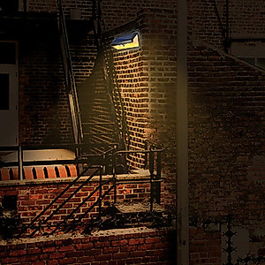 cjc Solar Lights Outdoor 150 LED Solar PIR Motion Sensor Lights Waterproof with Wide Angle for Garden Patio Garage Yard Front Door