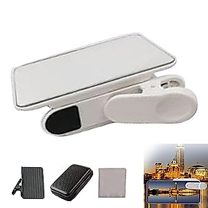 Smartphone Camera Mirror Reflection Clip Kit, Stereoscopic Shadow Horizontal and Vertical Shot Mobile Phone Reflection Shooting Clip Lens Universal, Suitable for Travel and Easy to Carry