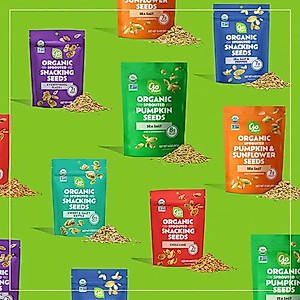 Go Raw , Sprouted Pumpkin and Sunflower Seed Mix| Keto | Vegan | Gluten Free Snacks | Organic | Superfood (Packaging May Vary), 14 oz(Single) (71450-64157), .0 Oz, Unsalted Mix 1 Pound 16.0 Ounce