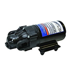 Everflo EF2200-QA-BOX 2.2GPM 12V Diaphragm Pump-Quick Attach Port, Black