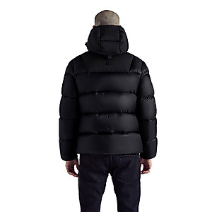 Triple F.A.T. Goose Rockhopper Puffer Jacket Men - Men Puffer Jacket With Hood - Down Coat Men - Men's Puffer Jacket (Black, L)