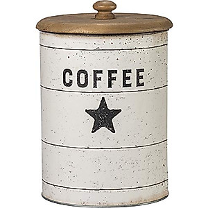 Primitives by Kathy Farmhouse Tin Canisters, Sugar, Coffee, Flour