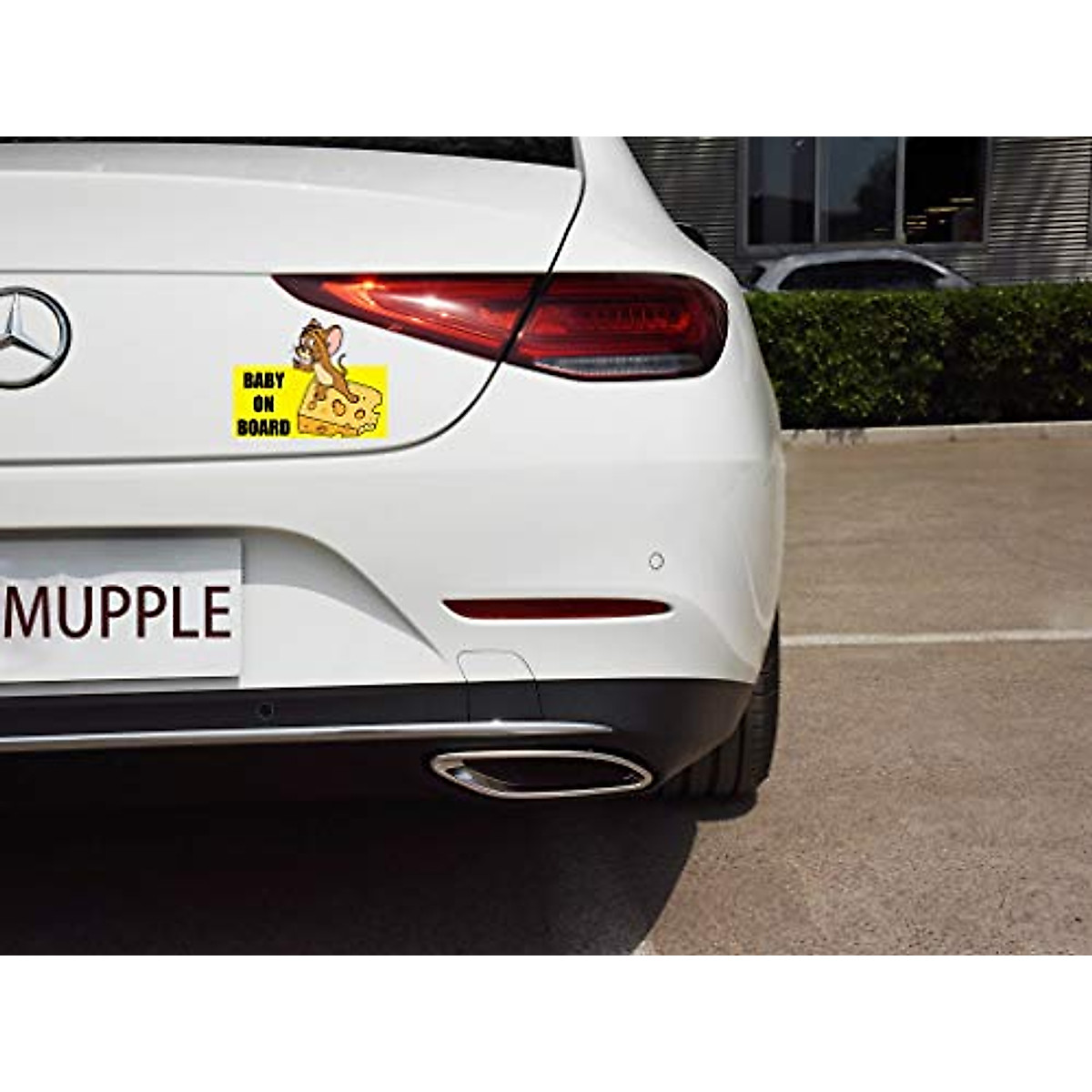 Baby on Board Sign for Car Kids Safety Baby on Board Stickers (2 Pieces) (Jerry)