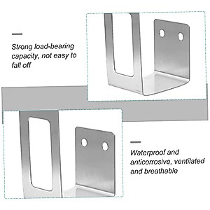 GANAZONO Pan Lid Holder 4pcs Lid Rack Shelves Brackets Macrame Shelf Wall Hanging Cutting Board Holder Stand Pan Covers Stand Lid Drying Racks Chopping Board Stand Pot Lid Storage Rack