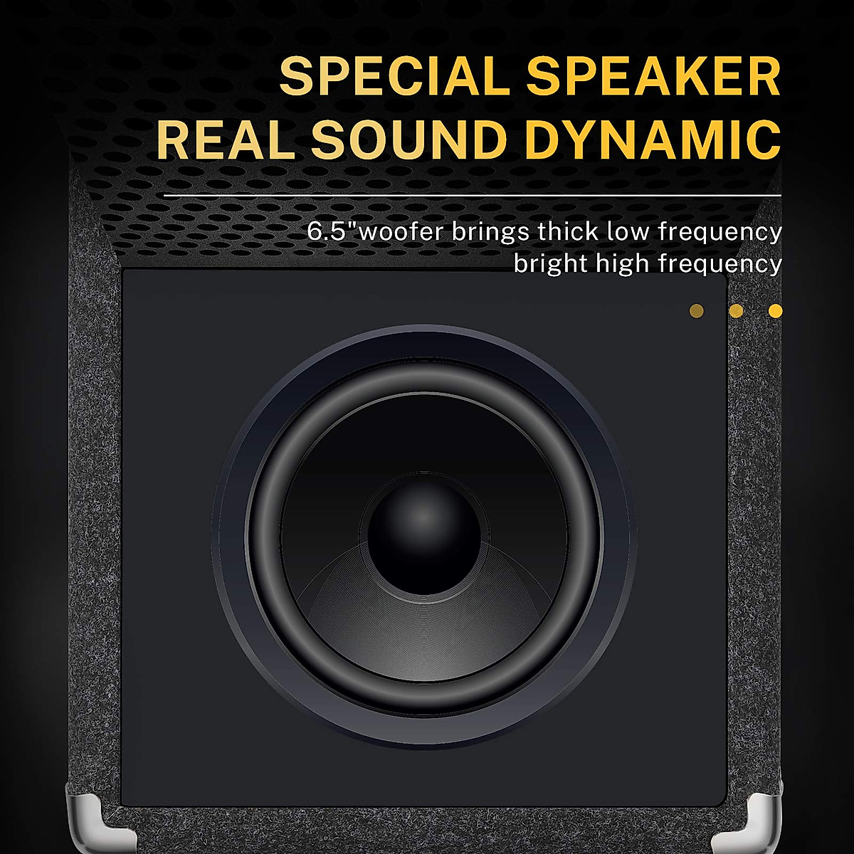 Donner 𝓑𝓪𝙨𝙨 𝓐𝙢𝙥 15W 𝓖𝙪𝙞𝙩𝙖𝙧 𝓐𝙢𝙥𝙡𝙞𝙛𝙞𝙚𝙧 DBA-1 Electric Practice Bass Combo AMP with Cable