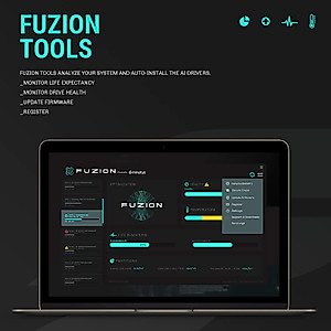 Enmotus FuzeDrive SLC Hybrid SSD 900GB PRO Gaming M.2 Gen 3 PCIe NVMe Built-in Artificial Intelligence w/ x4 TBW Endurance, Up to 3470 MB/s Read – 2000MB/s Write (P200-900/24)