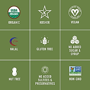 Sunny Fruit Soft Organic Turkish Dried Figs - 6 Bags (30 Individual Portion Packs) | Healthy, Convenient Snack Packs | ORGANIC, NON-GMO, VEGAN, HALAL, KOSHER, NO PRESERVATIVES, NO SUGAR ADDED