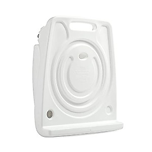 Step2 Flip Seat – White – Foldable, Portable Seat Stays in Place on Edges of Pools, Docks and Tailgates – Ideal for Pool Edge, Beach, Tailgating, Camping, Back Support While Sitting on Floor and More