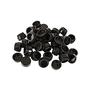 Non-Stick Silicone Wax Containers 150PCS 2ML Multi Use Storage Jars Cream Emulsion Bottles (All Black)