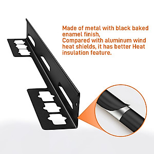 JiRiCHMi Blackstone Wind Guard 28 Inch - Blackstone Griddle Accessories for Flat Top Gas Grill,Suitable For Blackstone Accessories Kit Wind Blocker,Compatible with Rear Grease Cup,Hood and Side Shelf