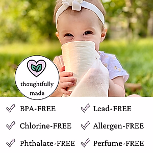 Kohana Baby Soft Biodegradable Bamboo Diaper Liners for Easy Cloth Diapering | Unscented & Chlorine Free - 400 Sheets (4 PK)